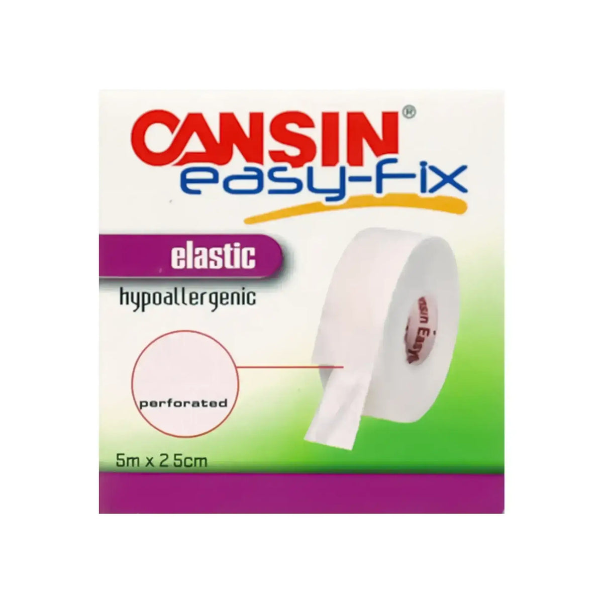 Cansin Easyfix Perforated Elastic Surgical Tape 5m X 2.5cm – Pharmalife-KW