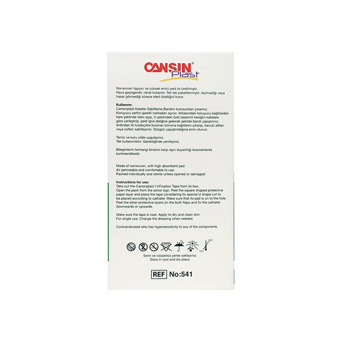 Cansin Plast I.V. Catheter Fixation Tape 6 X 8cm 50 Pcs – Pharmalife-KW